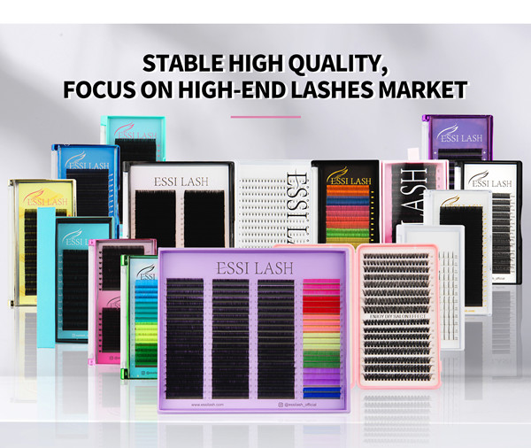 ESSI LASH Extensiones de pestañas suaves y esponjosas con logotipo ...